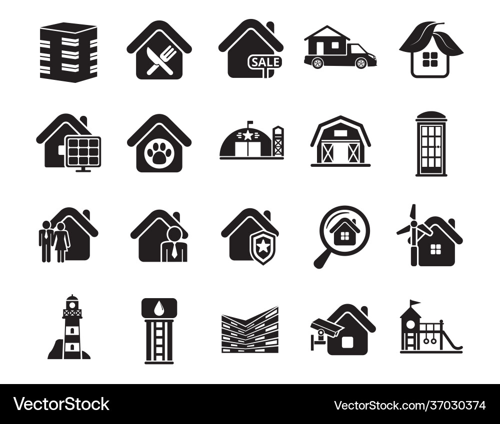 Signs logo urban infrastructure Royalty Free Vector Image
