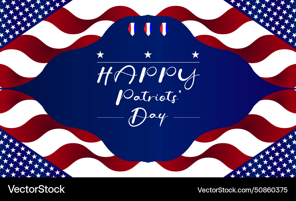 A visual ode to patriotism Royalty Free Vector Image
