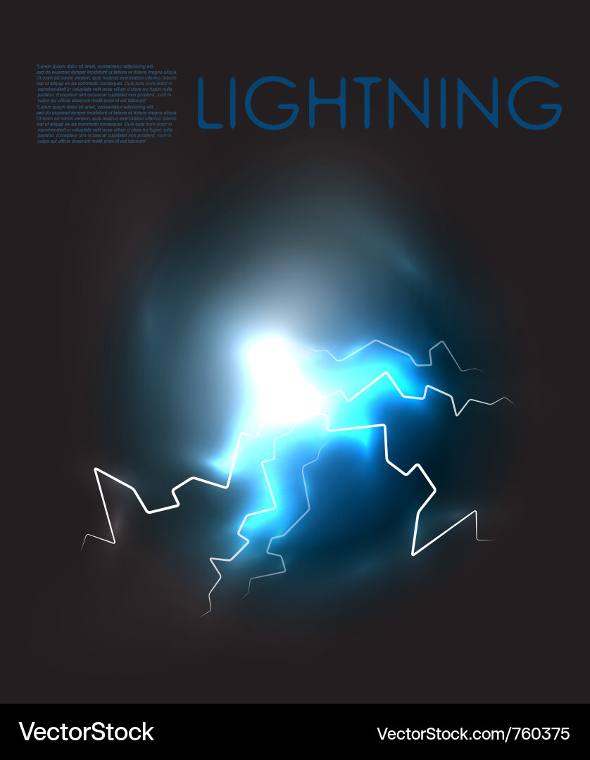 Abstract lighning background Royalty Free Vector Image