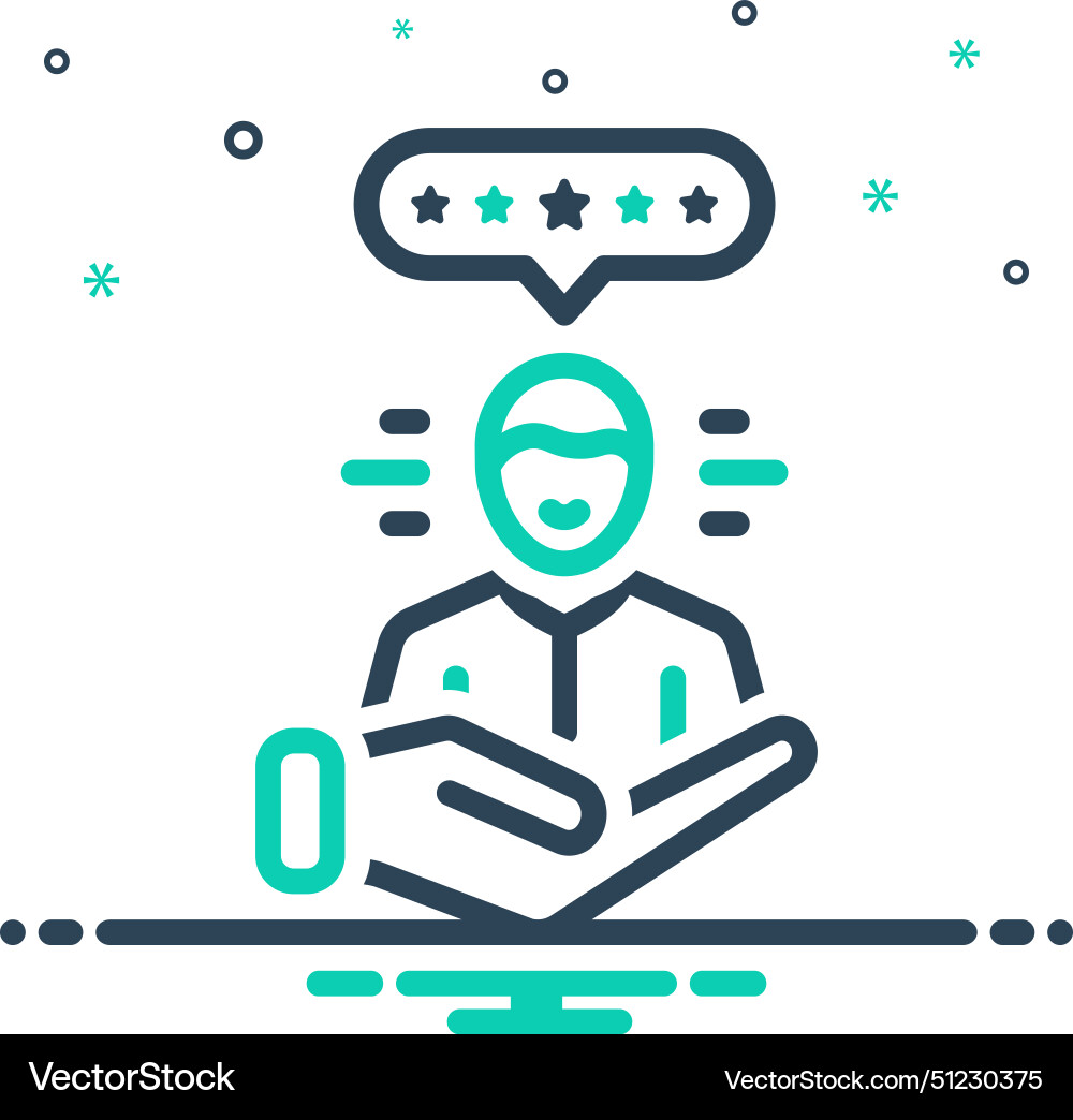 Customer satisfaction Royalty Free Vector Image