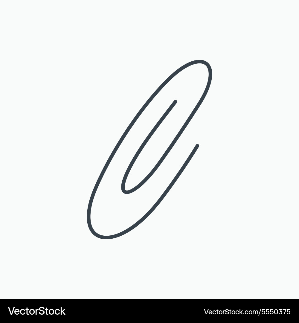 Safety pin icon paperclip sign Royalty Free Vector Image