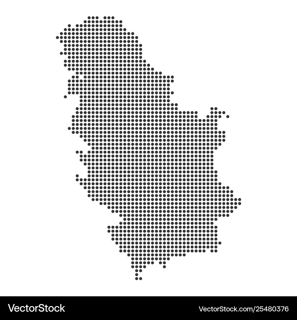 Map with dot Royalty Free Vector Image - VectorStock