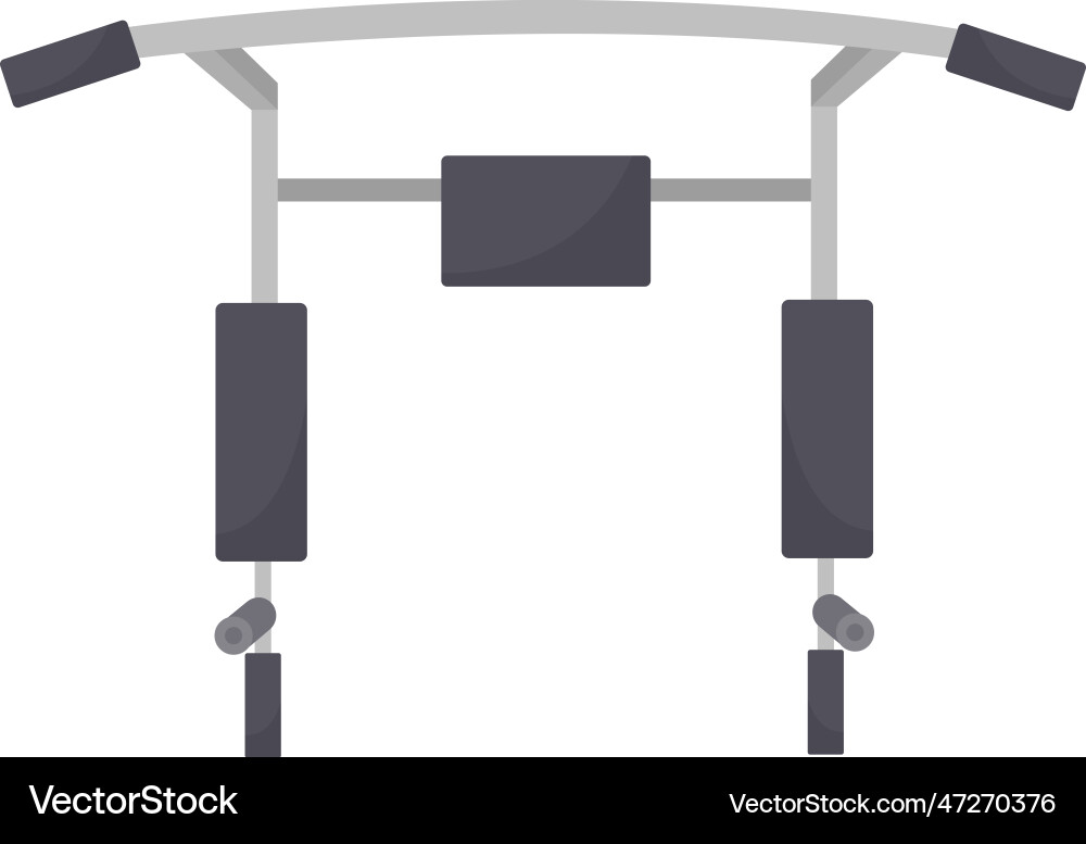 Pull up bar Royalty Free Vector Image - VectorStock