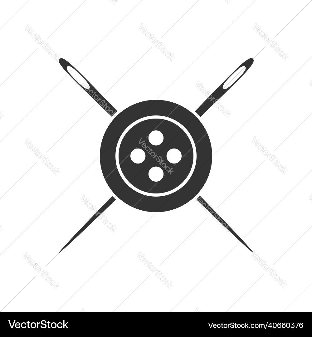 Sewing element Royalty Free Vector Image - VectorStock