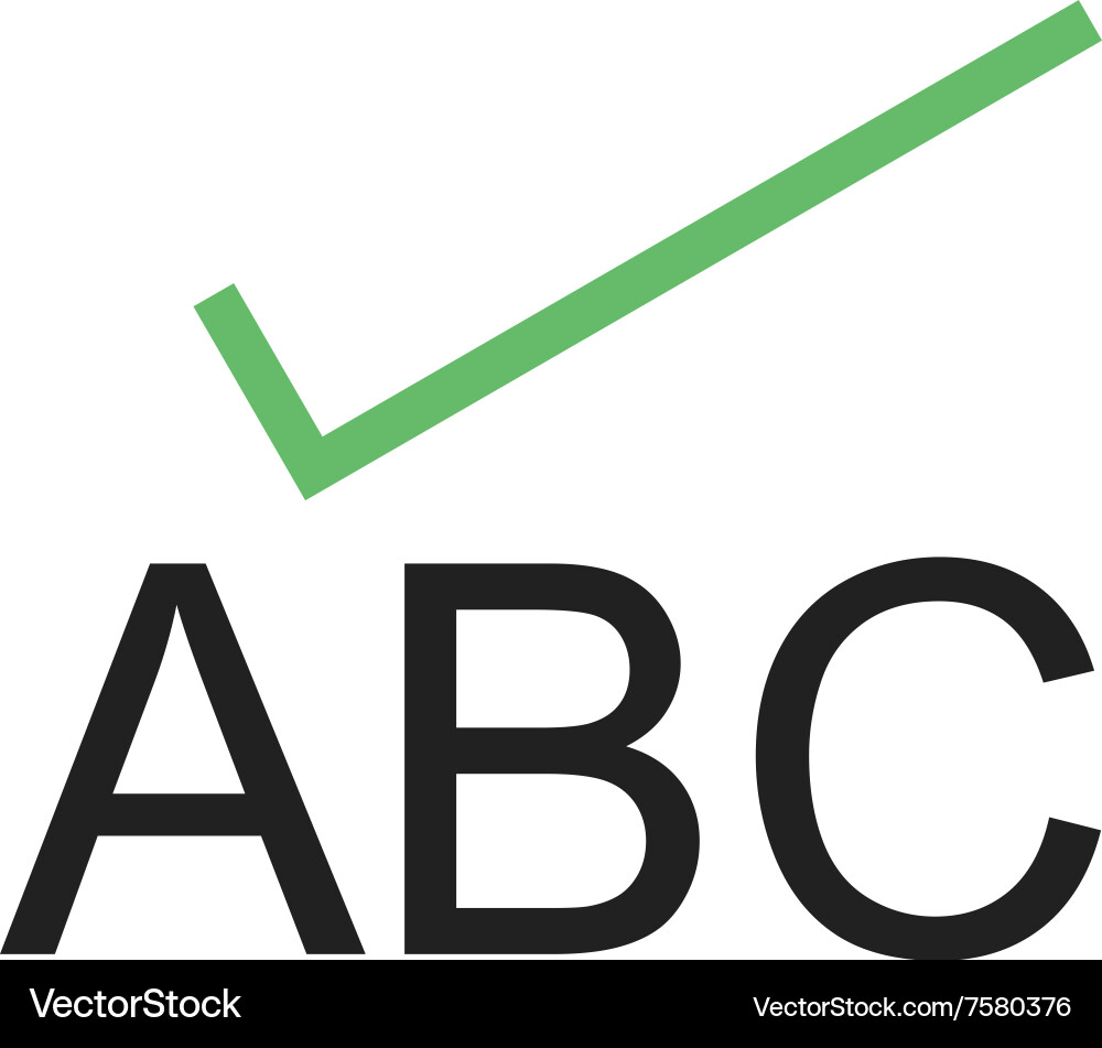 Spelling Royalty Free Vector Image - VectorStock