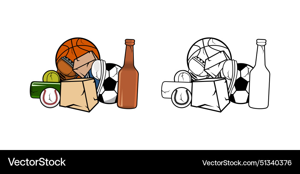 Trash design Royalty Free Vector Image - VectorStock