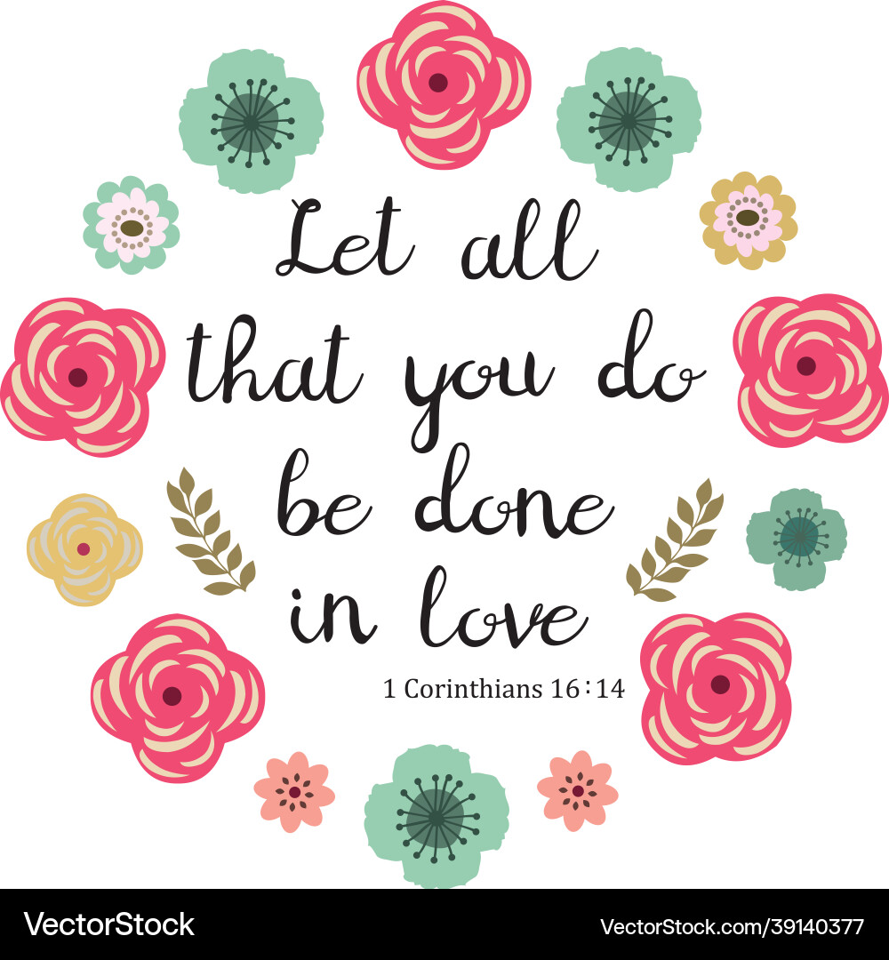 Bible verse Royalty Free Vector Image - VectorStock