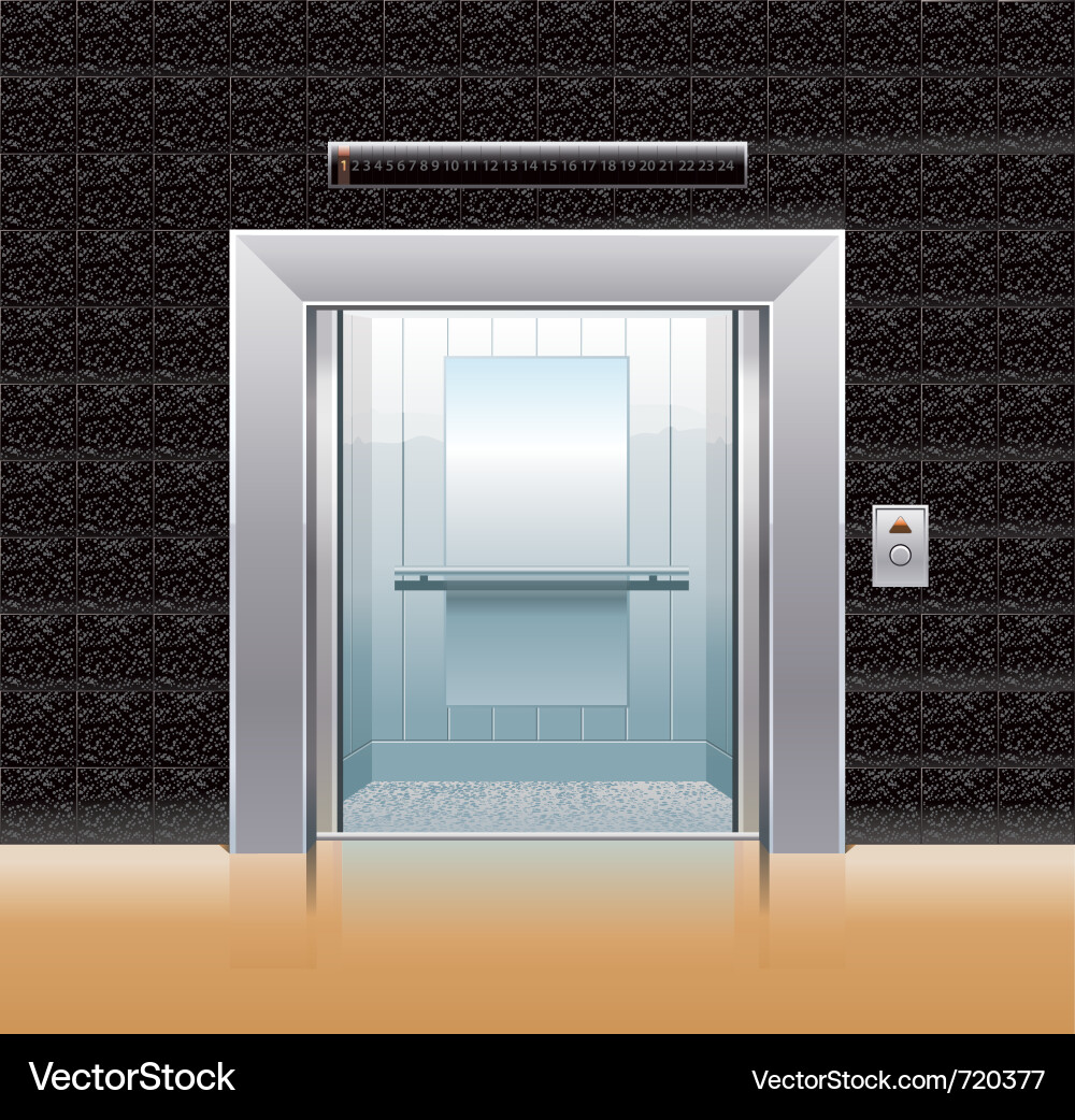 Modern Passenger Elevator Royalty Free Vector Image