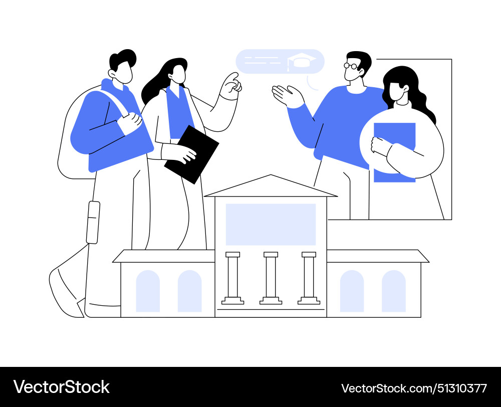 Sharing impressions isolated cartoon Royalty Free Vector