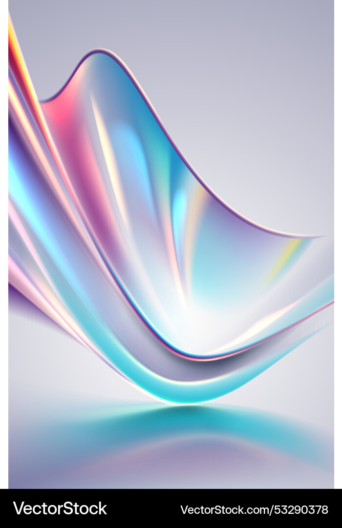 Abstract soft color light shape Royalty Free Vector Image