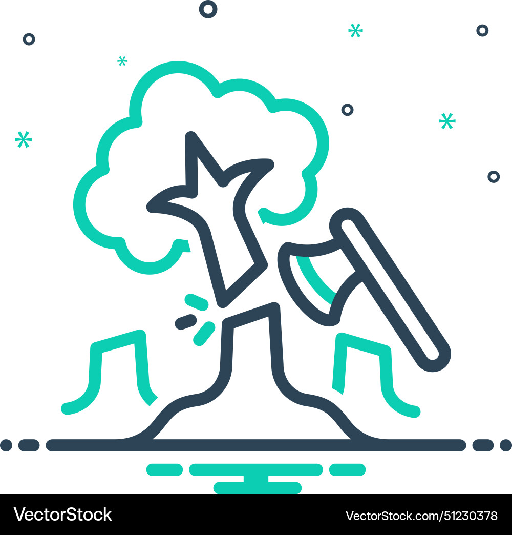 Deforestation Royalty Free Vector Image - VectorStock