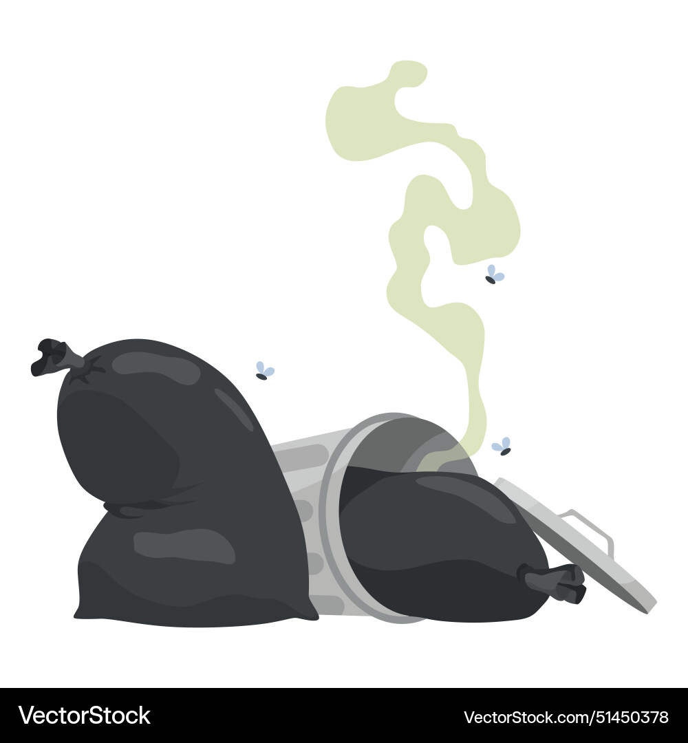 Garbage or waste icon plastic garbage container Vector Image