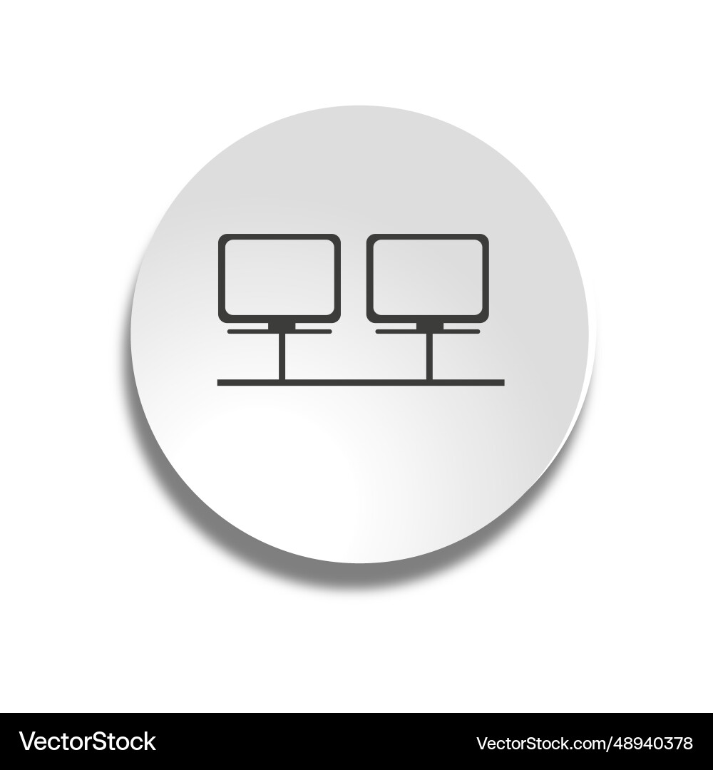 Network bubble icon Royalty Free Vector Image - VectorStock