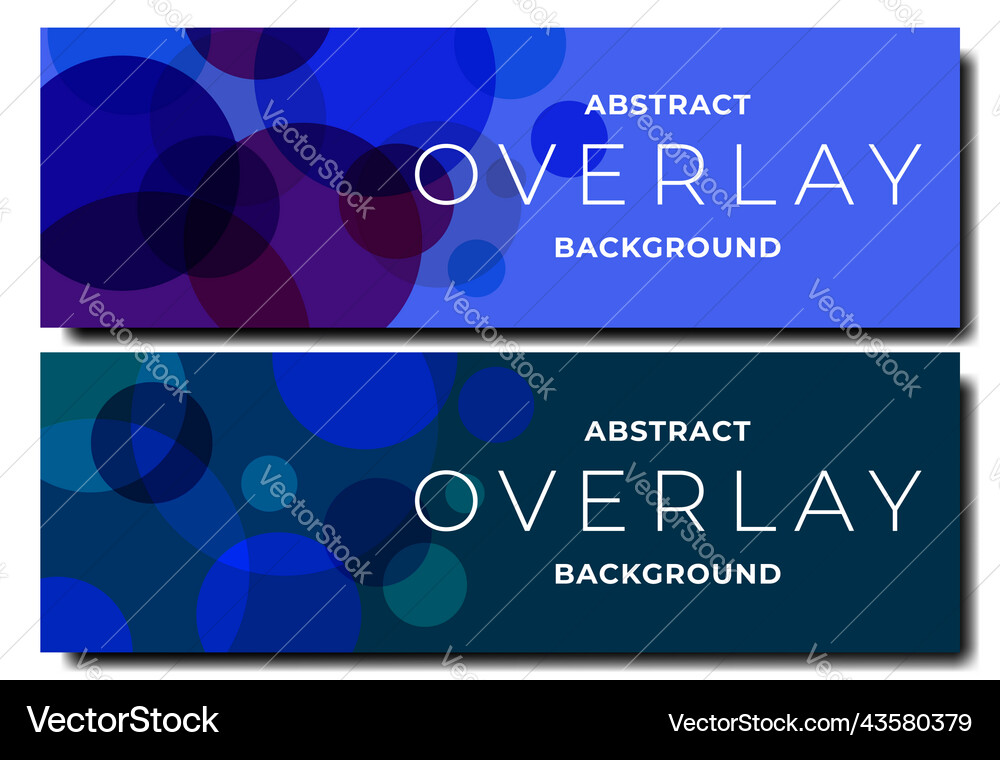 Creative abstract overlay background template Vector Image