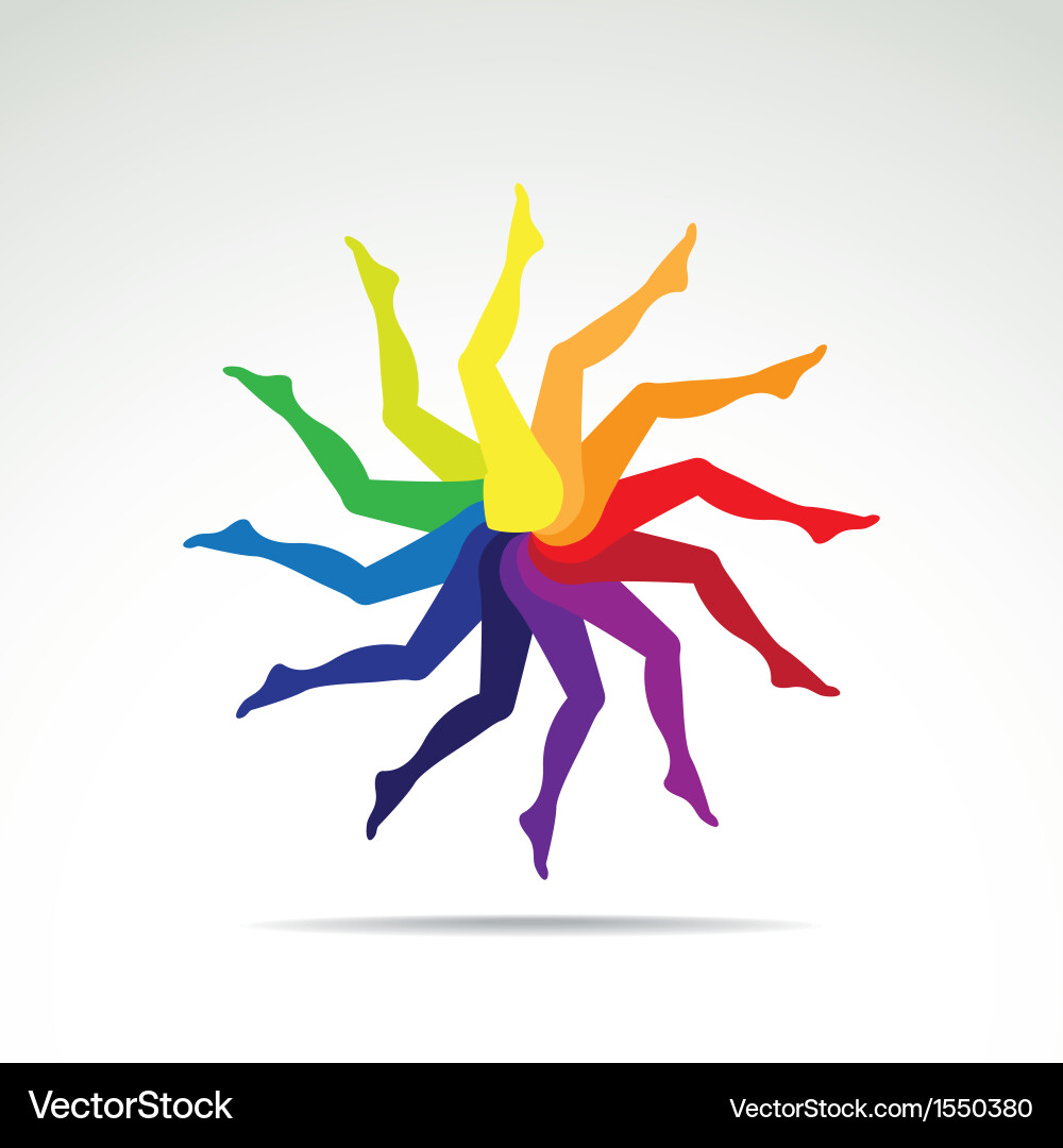 Abstract women legs Royalty Free Vector Image - VectorStock