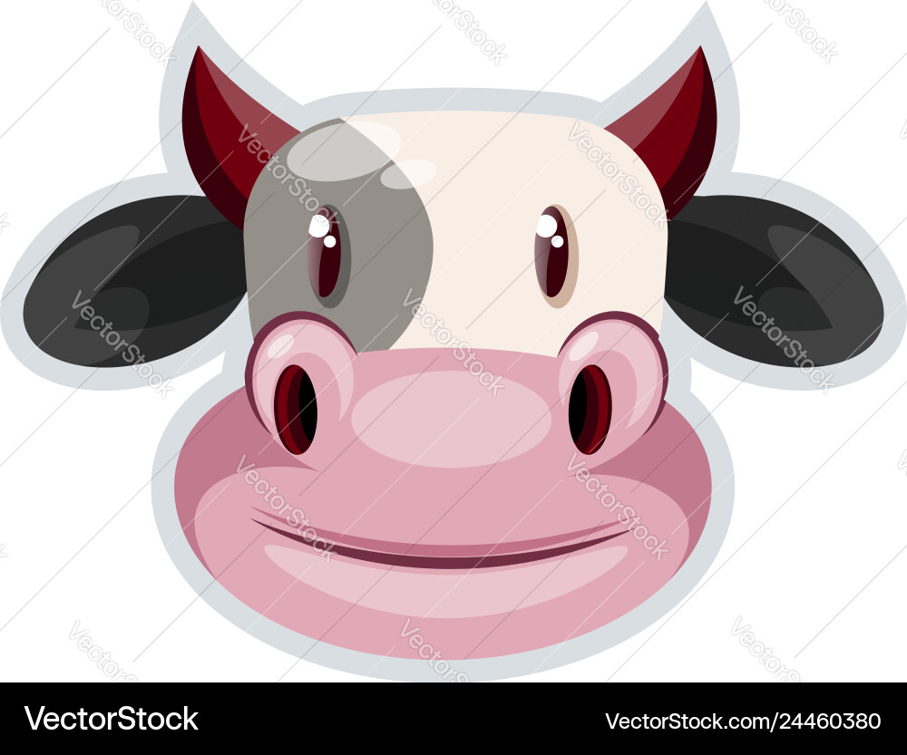 Cow color Royalty Free Vector Image - VectorStock