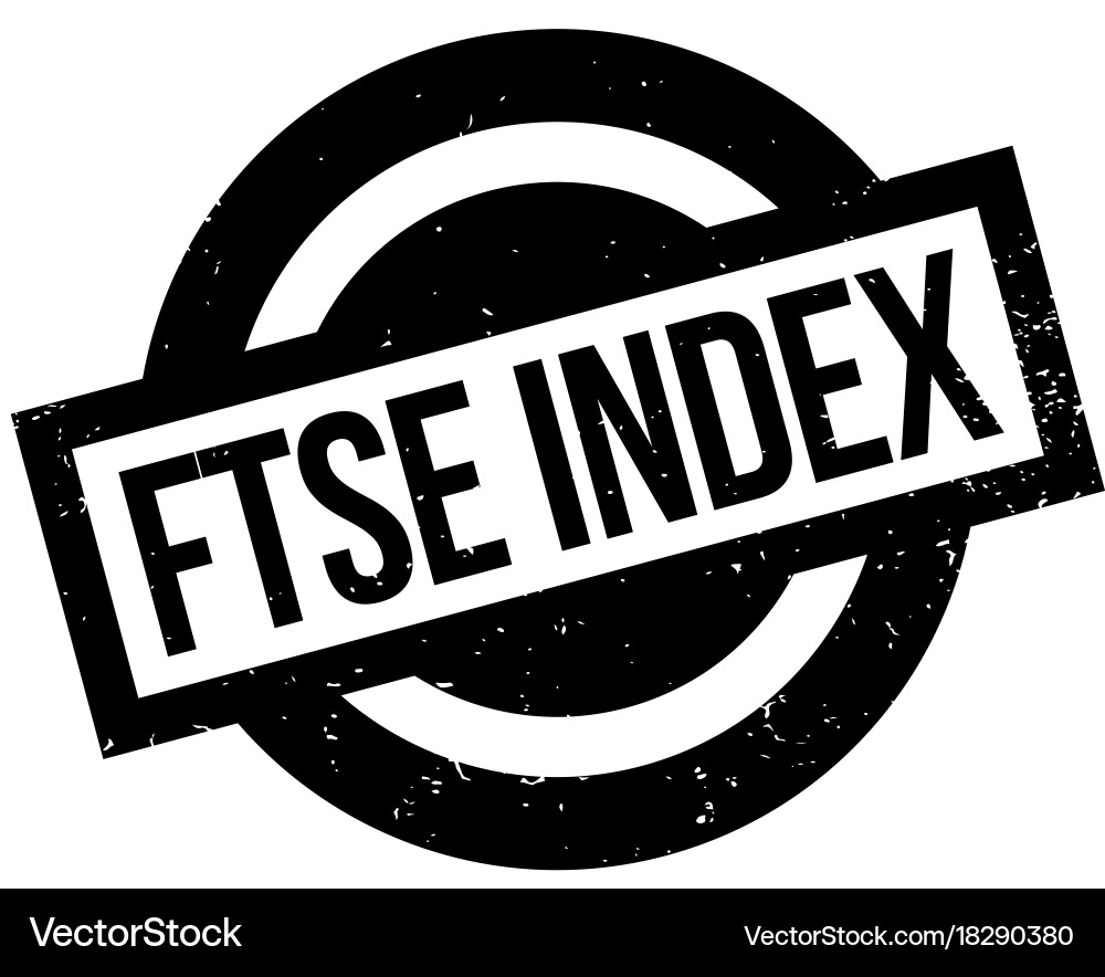 Ftse index rubber stamp Royalty Free Vector Image