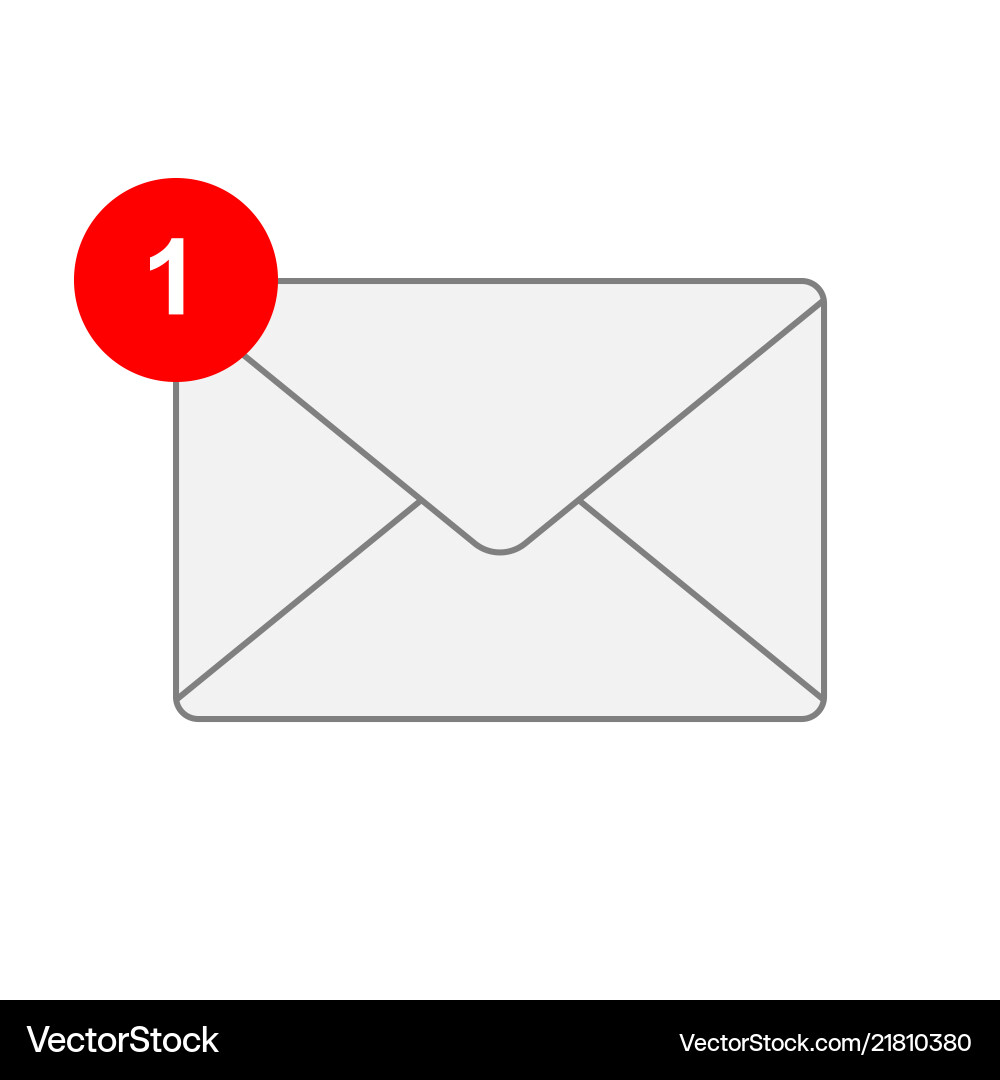 New message icon Royalty Free Vector Image - VectorStock