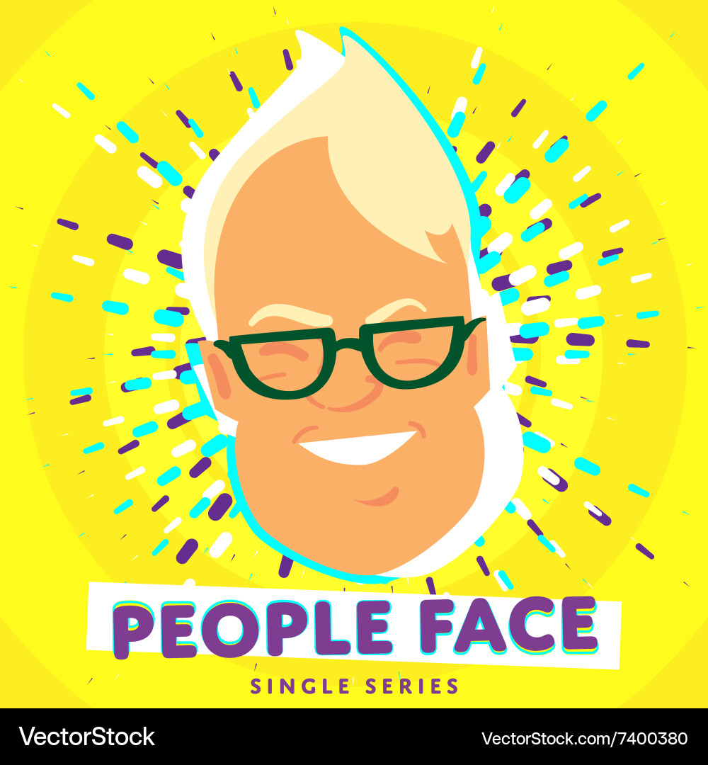 Smiling people face Royalty Free Vector Image - VectorStock