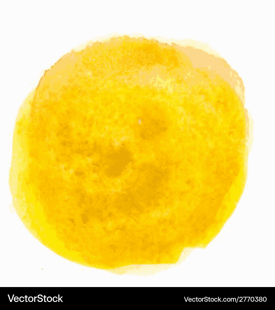 Watercolor paint circle Royalty Free Vector Image