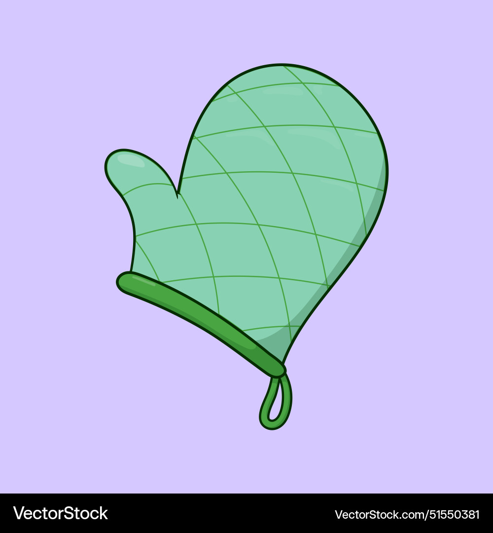 Cooking glove icon baking Royalty Free Vector Image