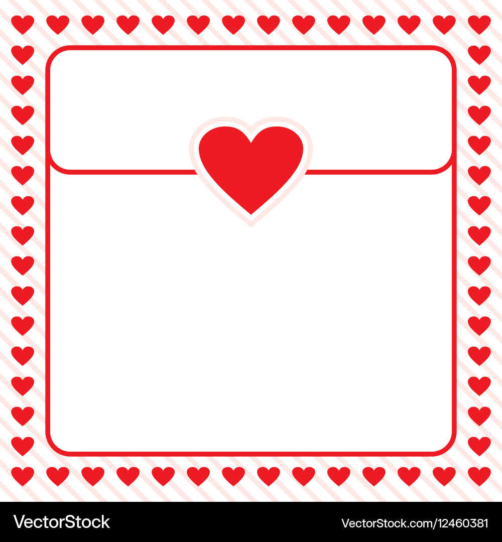 Vector Heart Border Design