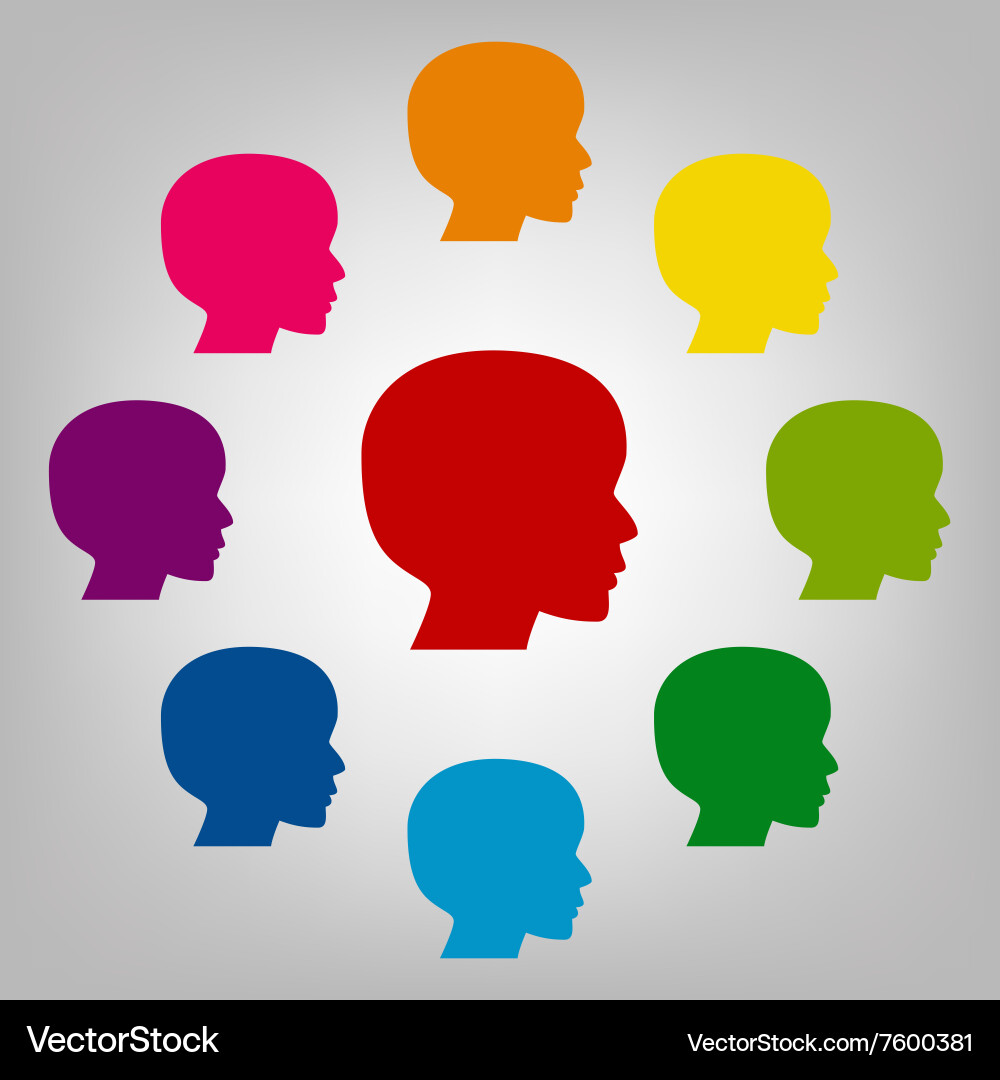 Icons colorful set Royalty Free Vector Image - VectorStock