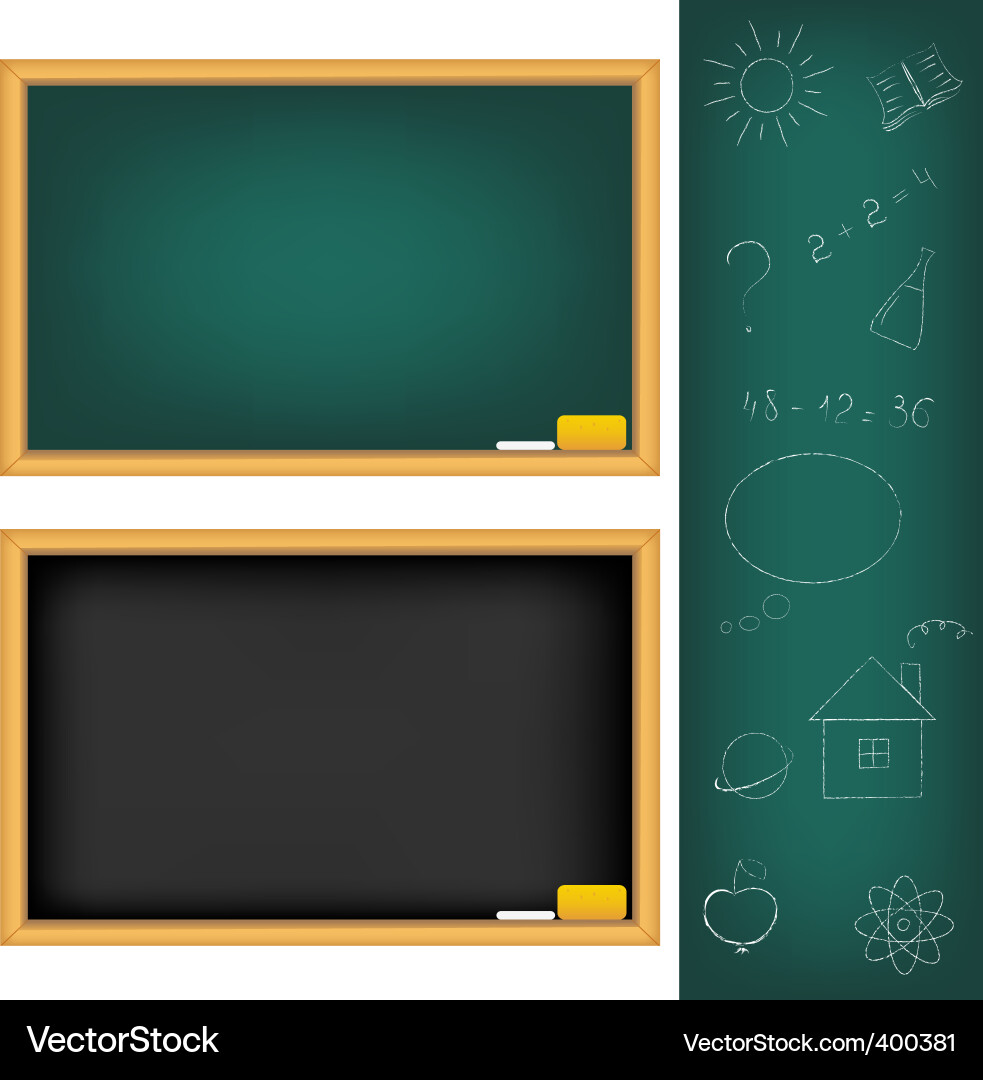 School boards Royalty Free Vector Image - VectorStock
