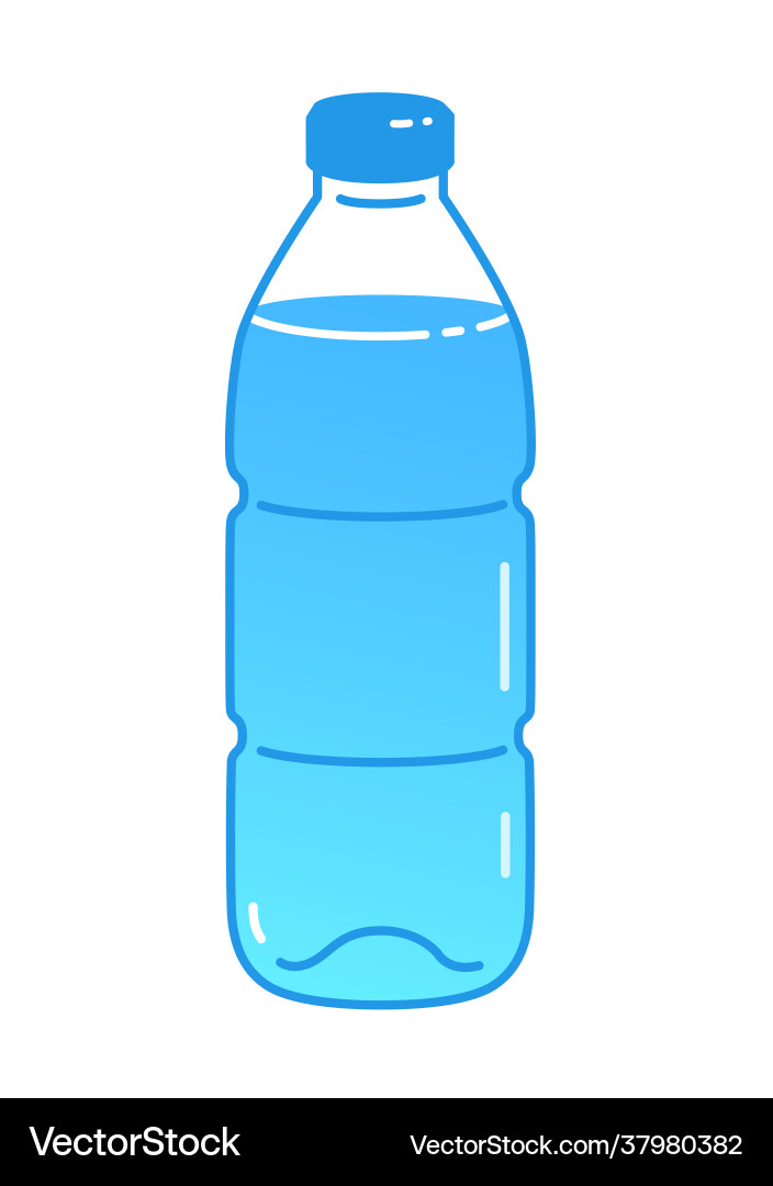 Bottle water Royalty Free Vector Image - VectorStock