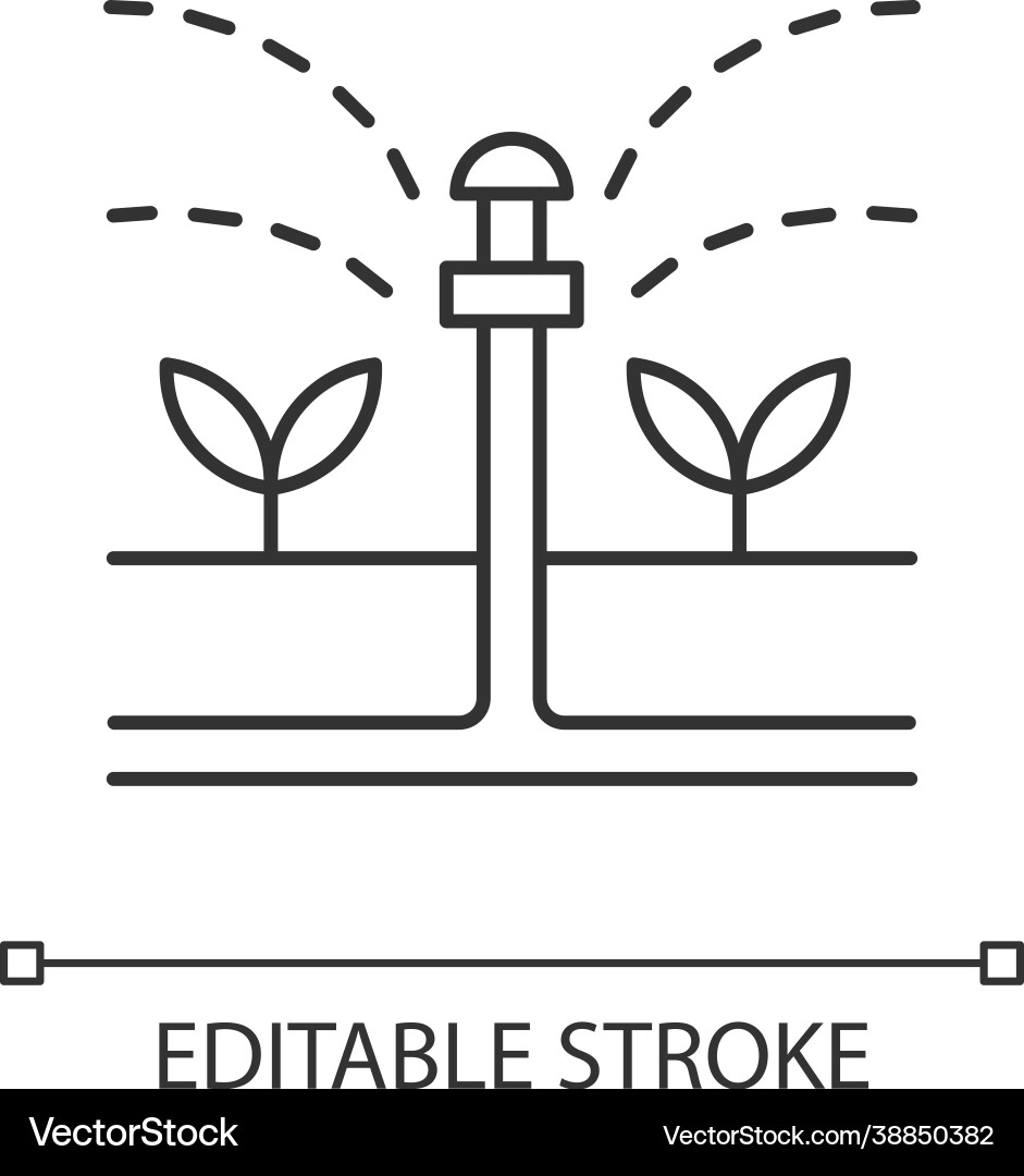 Irrigation System Icon Royalty Free Vector Image