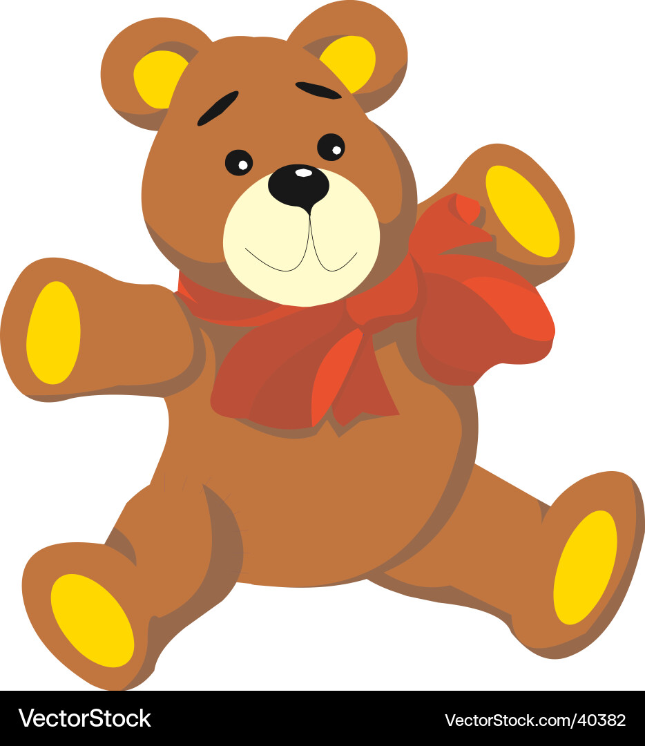 Teddy bear Royalty Free Vector Image - VectorStock