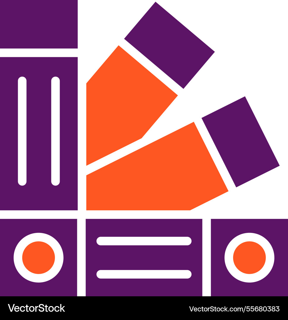 Pantone icon design Royalty Free Vector Image - VectorStock