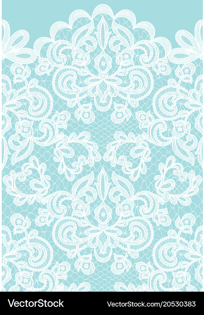 Seamless white lace Royalty Free Vector Image - VectorStock