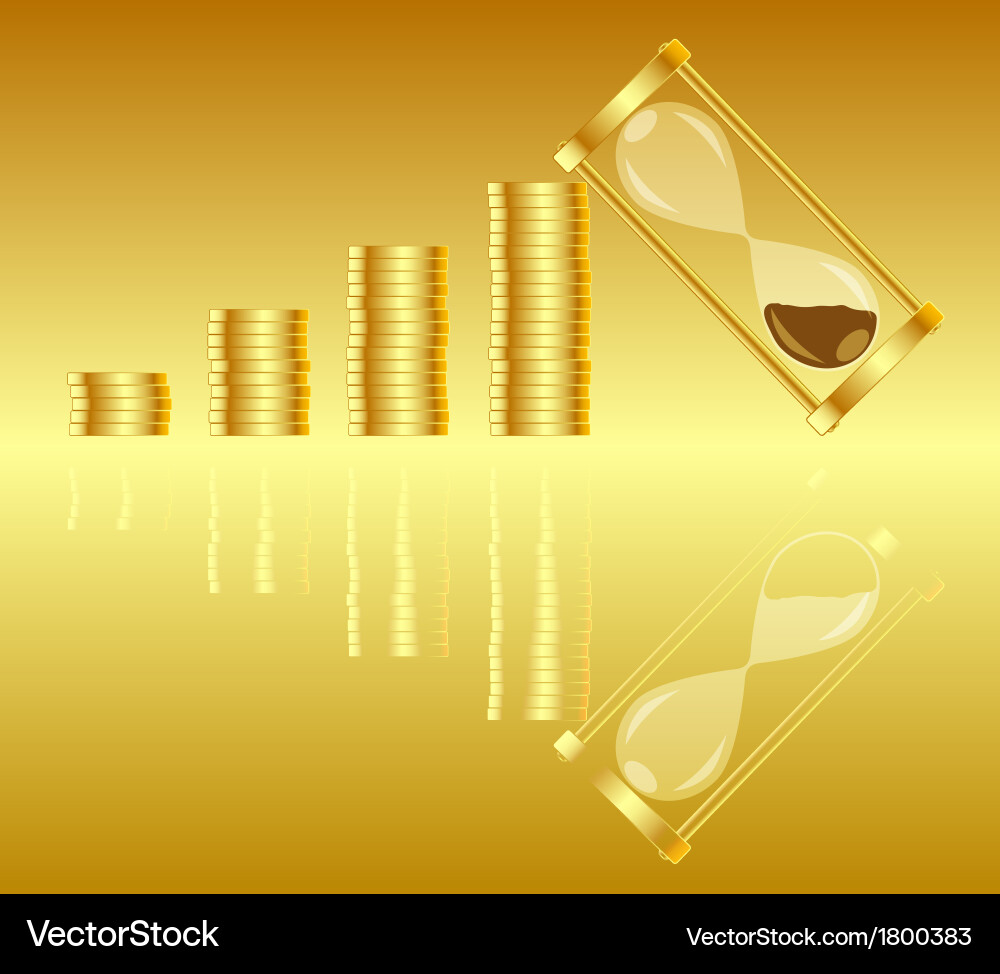Time is money Royalty Free Vector Image - VectorStock