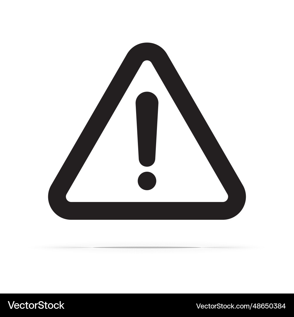 Ausrufzeichen Symbol Warnzeichen Lizenzfreies Vektorbild
