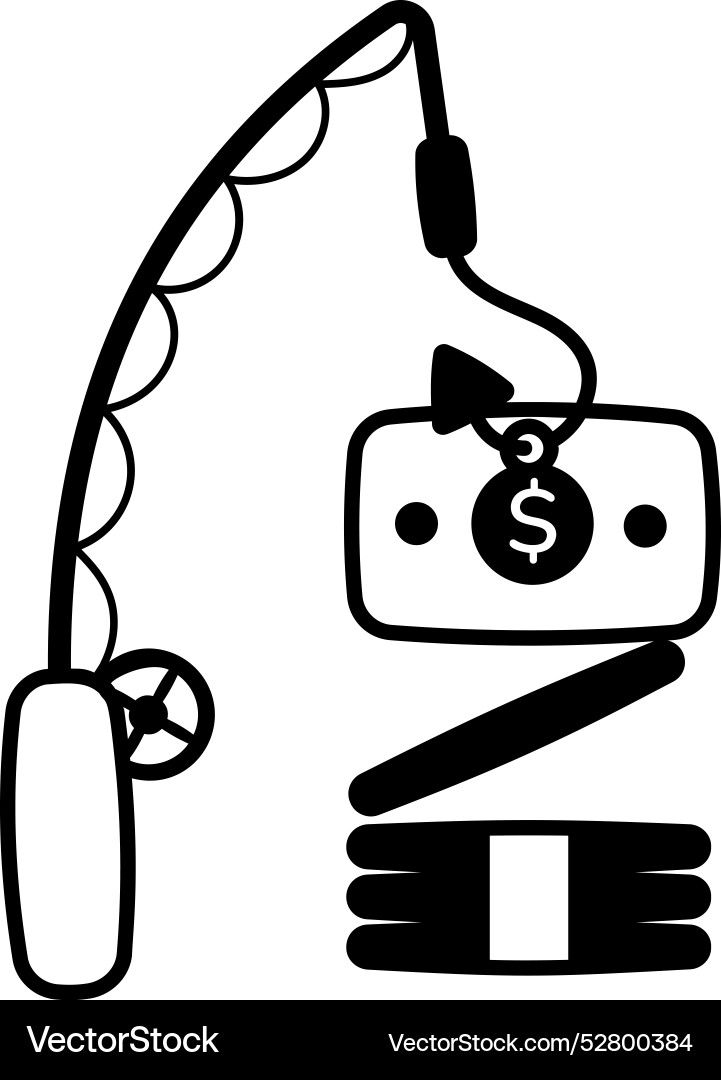 Money scam Royalty Free Vector Image - VectorStock