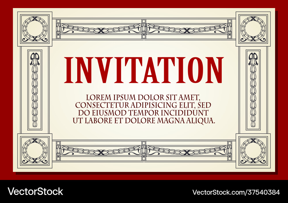 Template flyer invitations or greeting cards Vector Image