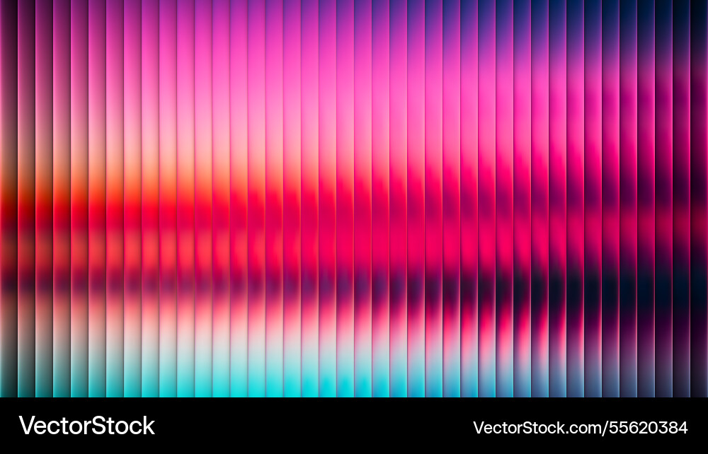 Vibrant dreamlike sunset gradient fractal vertical