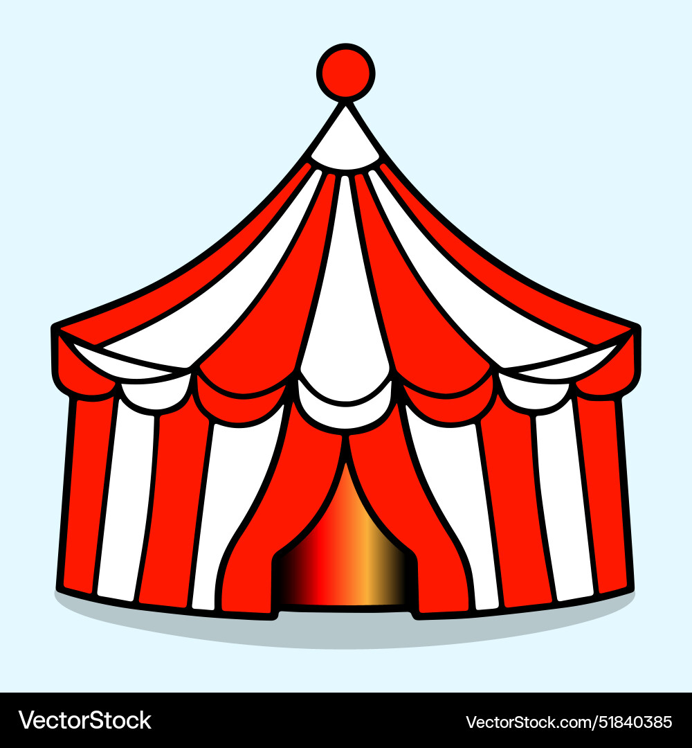 Circus tent Royalty Free Vector Image - VectorStock
