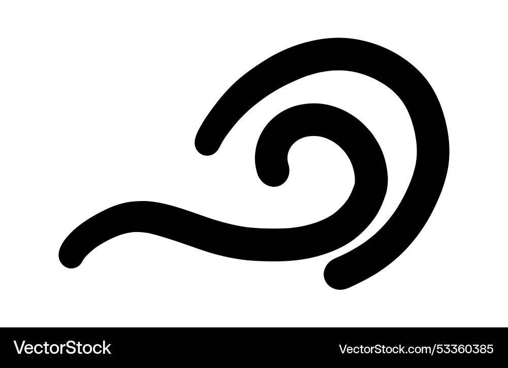 Doodle wind lines air sketch cartoon hand drawn Vector Image