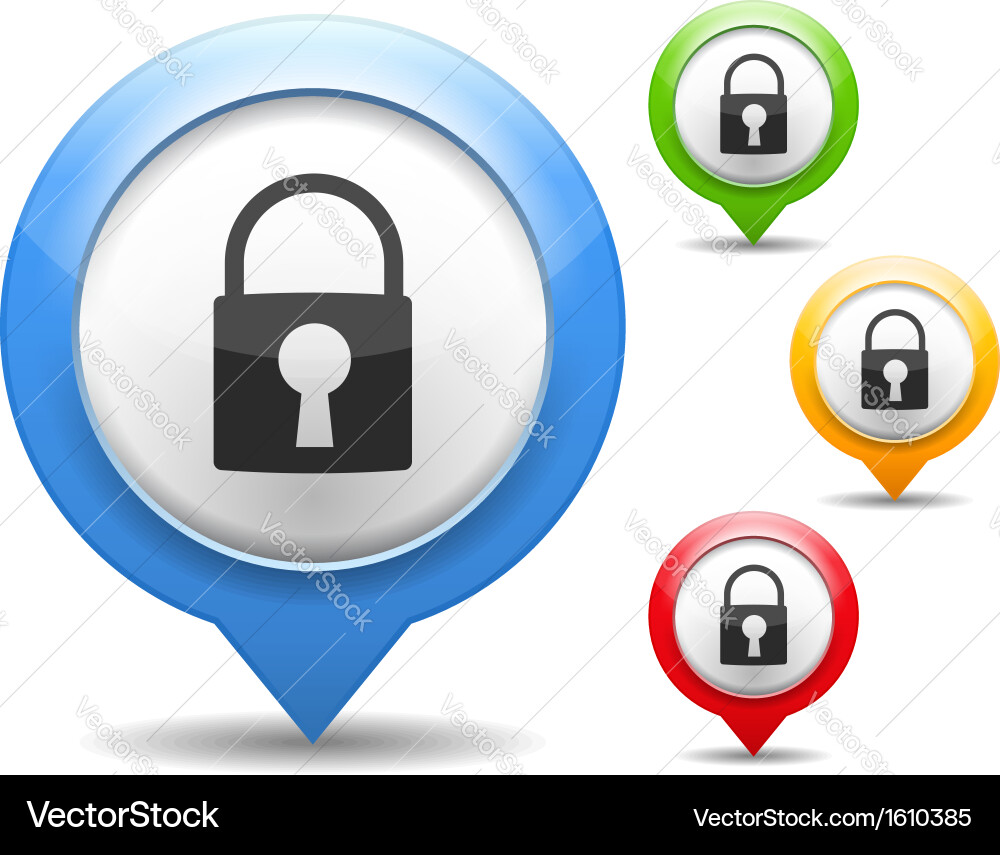 Lock icon Royalty Free Vector Image - VectorStock