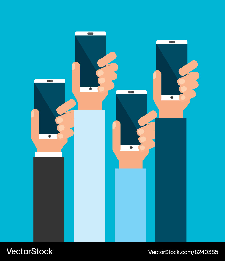 Mobile technology design Royalty Free Vector Image