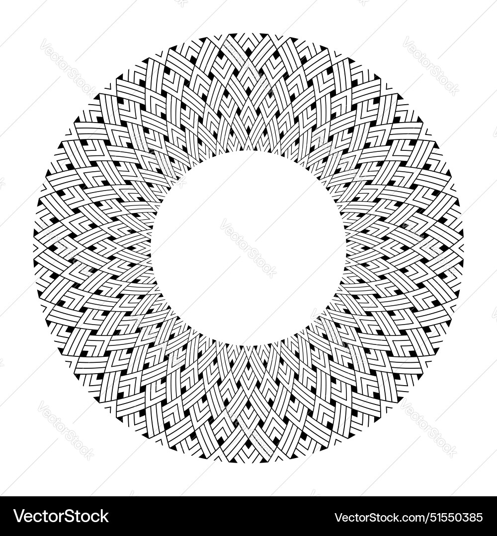 Radial circle pattern Royalty Free Vector Image