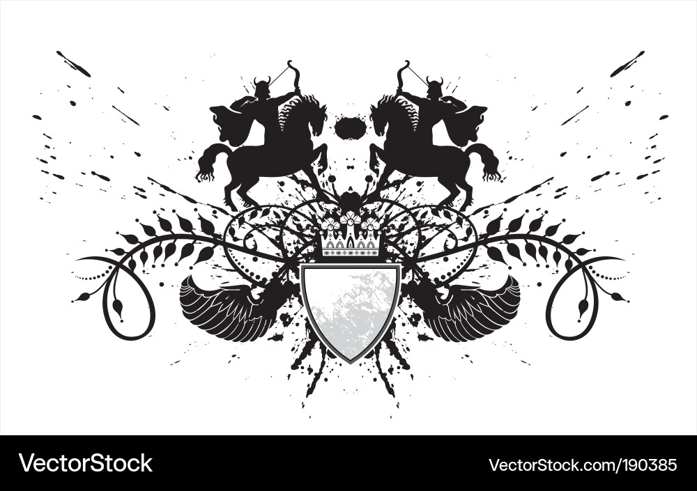 Wappen Lizenzfreies Vektorbild - VectorStock