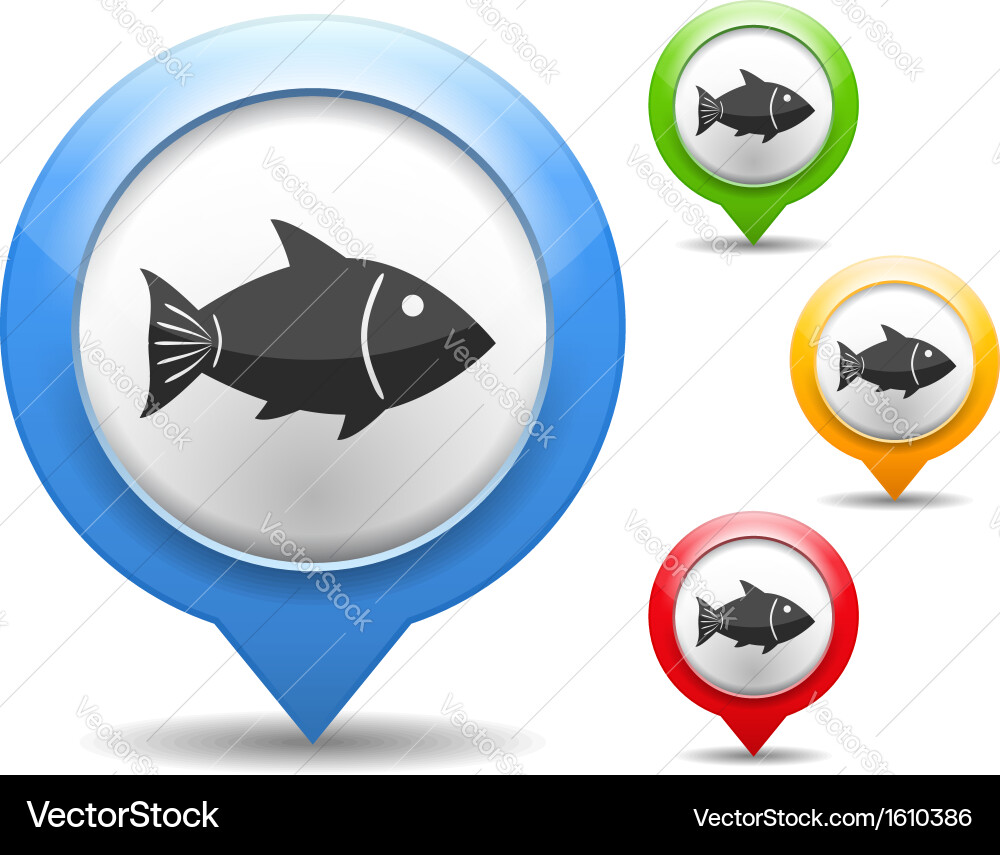 Fish icon Royalty Free Vector Image - VectorStock