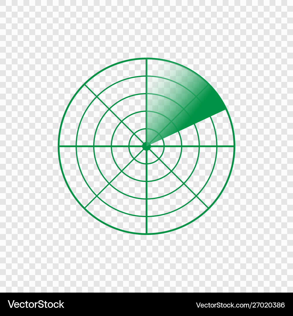 Radar screen icon Royalty Free Vector Image - VectorStock