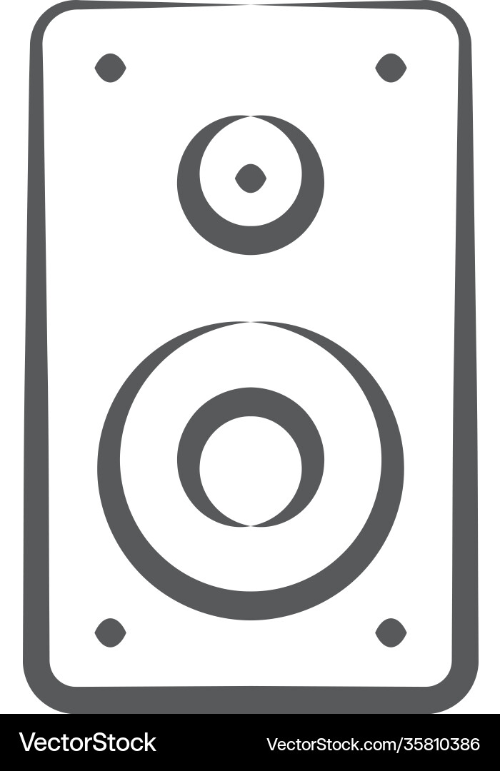 Speaker Royalty Free Vector Image - VectorStock