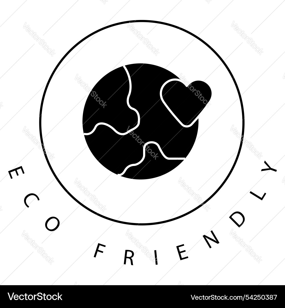 Eco-friendly conservation icon design Royalty Free Vector