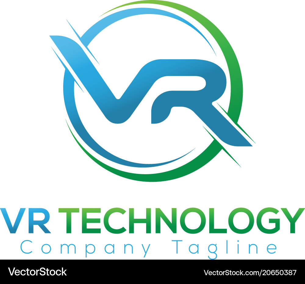 Logo icon of virtual reality device Royalty Free Vector