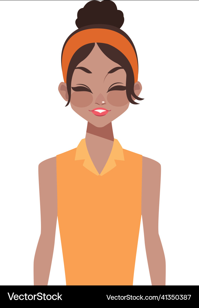 Woman smiling design Royalty Free Vector Image